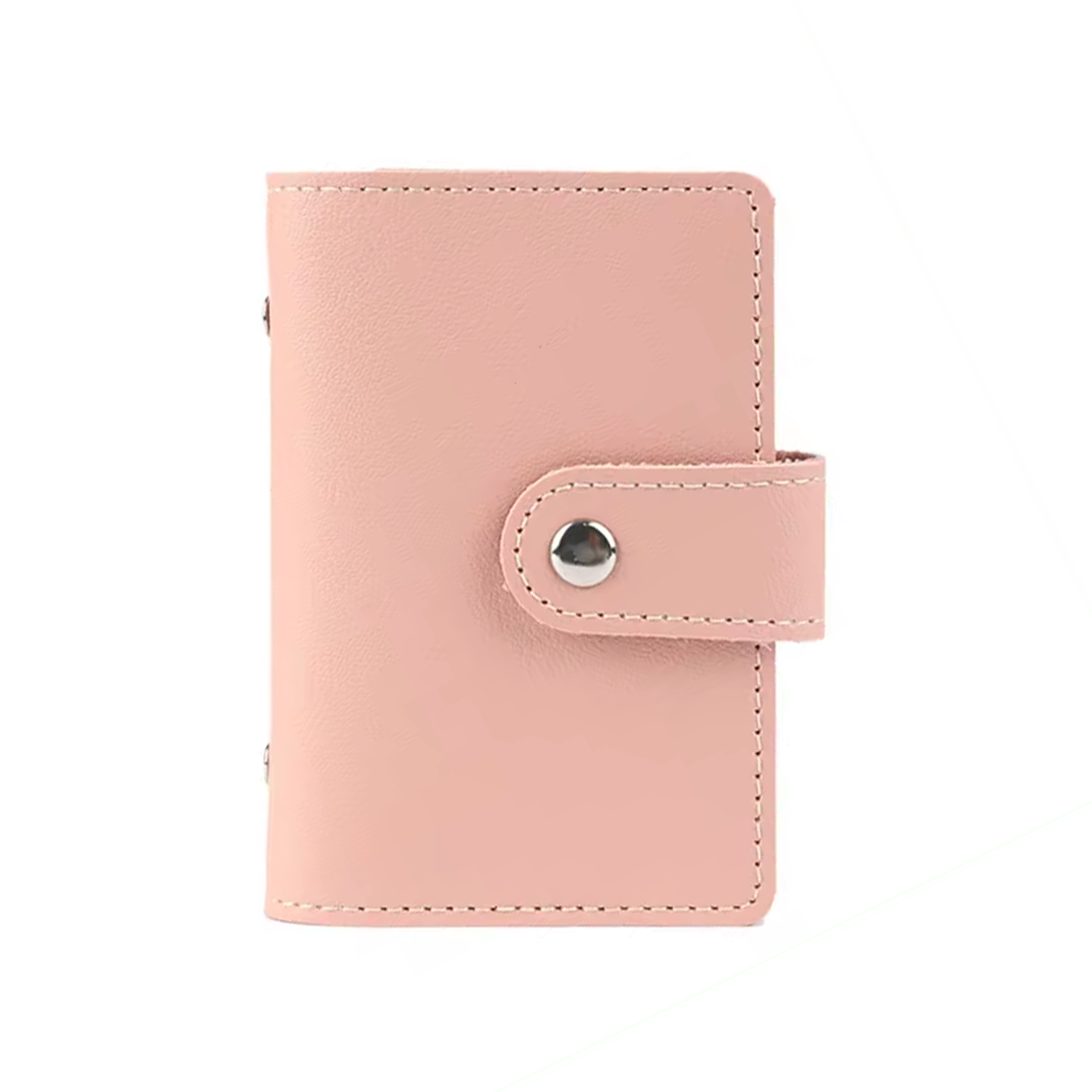 CARD HOLDER FLIP THRU IN LIGHT PINK – NIKKI'S The Gift Shop