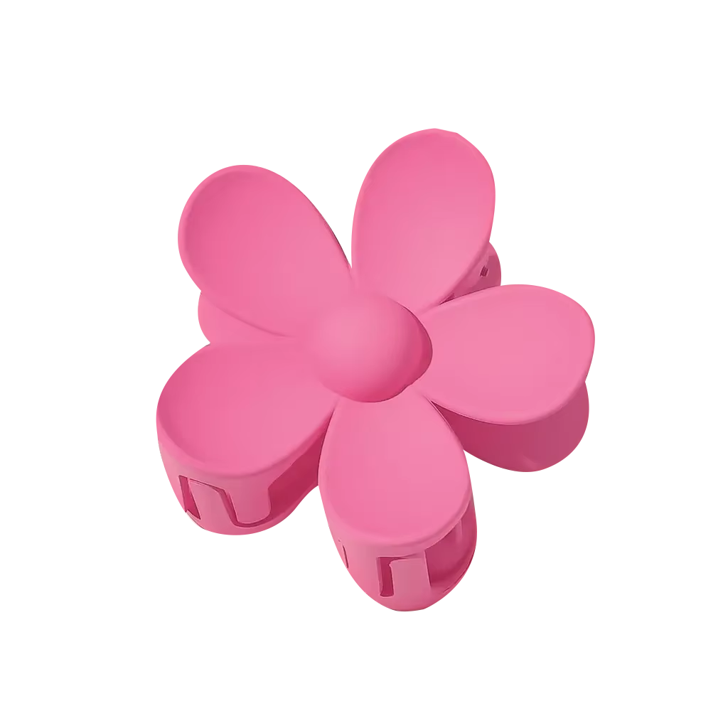 HAIR GRIP LARGE DAISY PLAIN CERISE PINK – NIKKI'S The Gift Shop