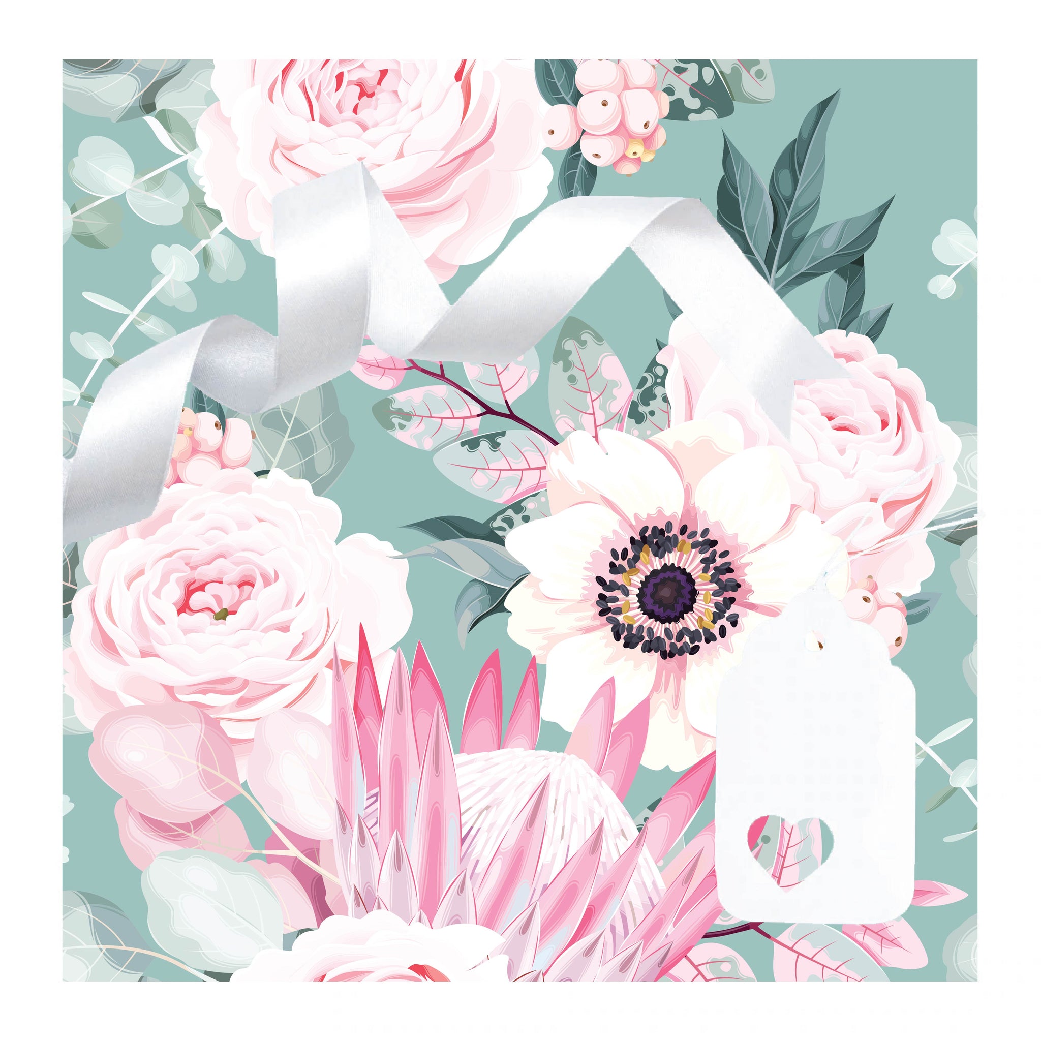 GIFT WRAP PASTEL FLORAL – NIKKI'S The Gift Shop