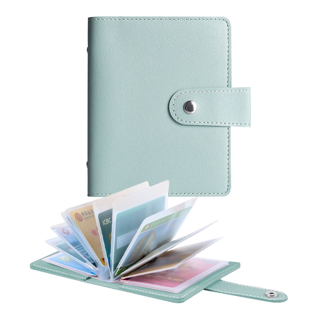 CARD HOLDER FLIP THRU AQUA – NIKKI'S The Gift Shop