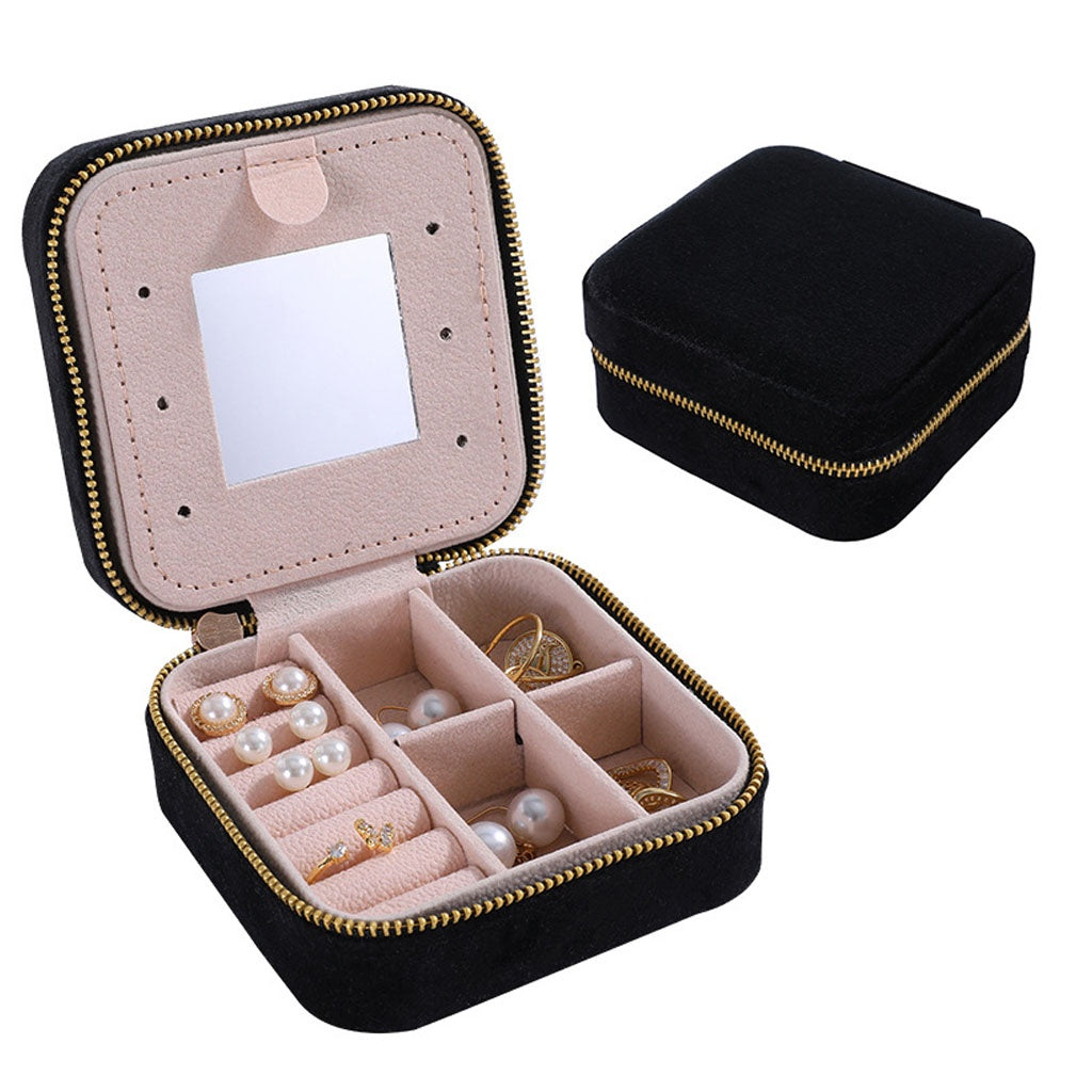 JEWELLERY BOX MINI VELVET BLACK – NIKKI'S The Gift Shop