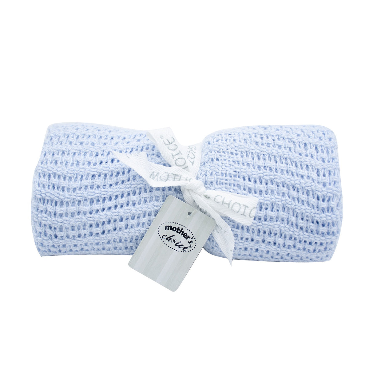 CELLULAR BLANKET 100% COTTON BLUE – NIKKI'S The Gift Shop